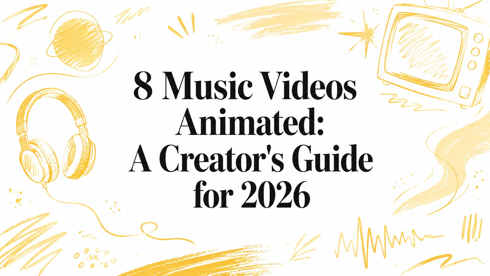 8 Music Videos Animated: A Creator's Guide for 2026